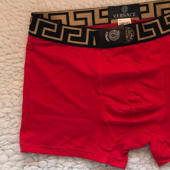 Versace | Underwear & Socks | Versace Mens Underwear Red Hot Color 2xl Nwt | Poshmark
